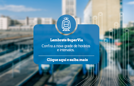 Atualização da grade de horários e intervalos | SuperVia